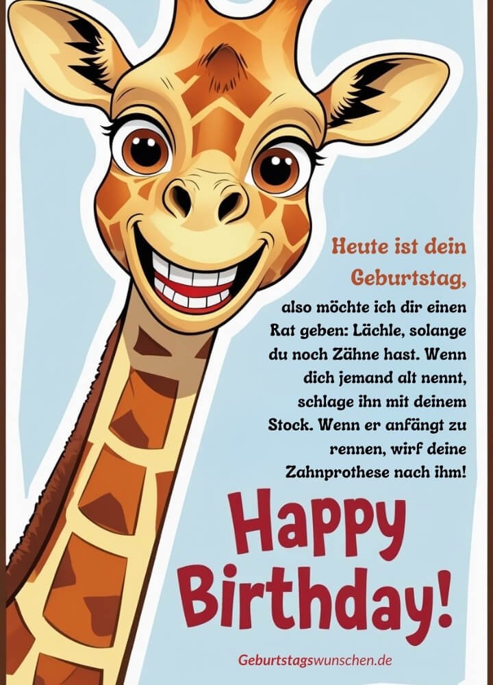 Alles Gute zum Geburtstag Sprüche lustig