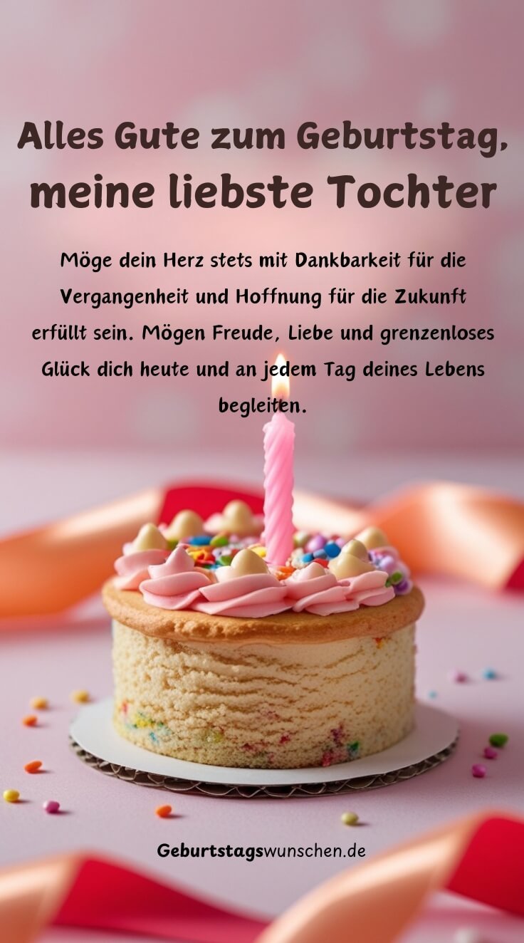 Verwunderlich Geburtstagswã¼nsche Fã¼r Tochter Vom Vater Bilder