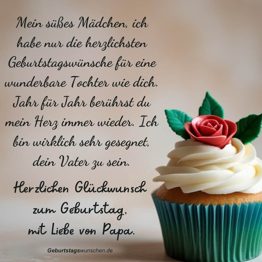 Verwunderlich Geburtstagswã¼nsche Fã¼r Tochter Vom Vater Bilder